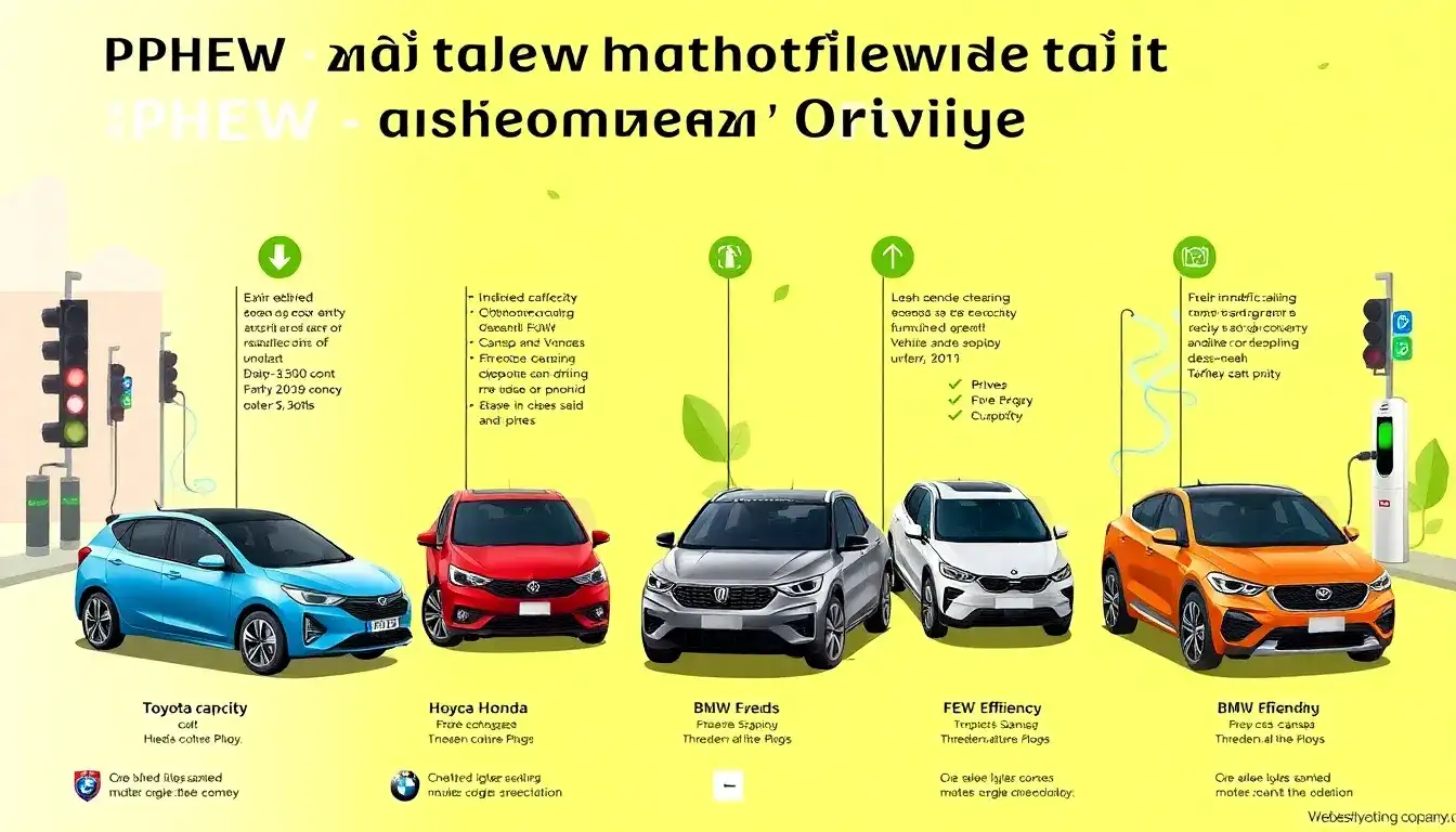 Are there specific brands or models of PHEVs and HEVs that outperform each other in urban ...