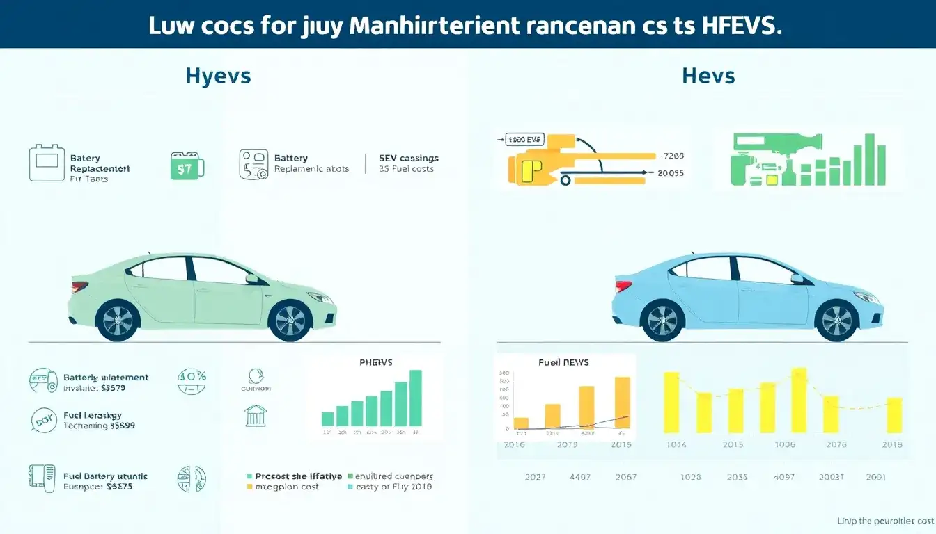 How do the long-term maintenance costs of PHEVs compare to HEVs | NenPower
