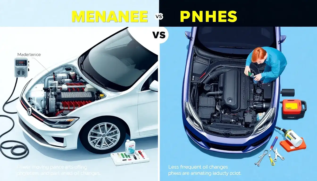 Do PHEVs have any advantages in terms of maintenance compared to traditional gasoline cars ...