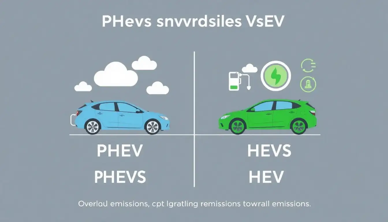 How do PHEVs and HEVs compare in terms of overall emissions reduction | NenPower