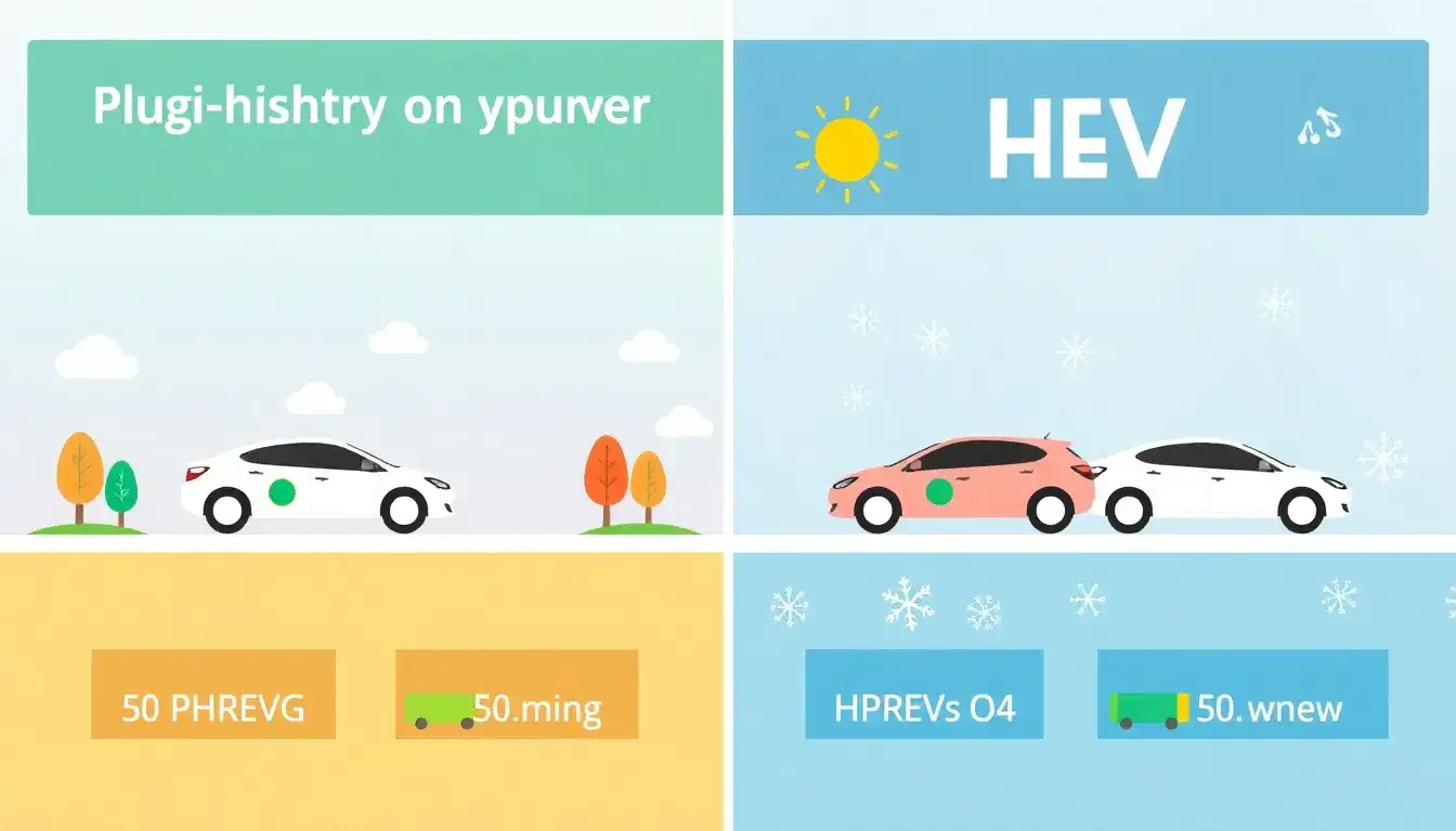 How do PHEVs and HEVs compare in terms of emissions during different seasons | NenPower