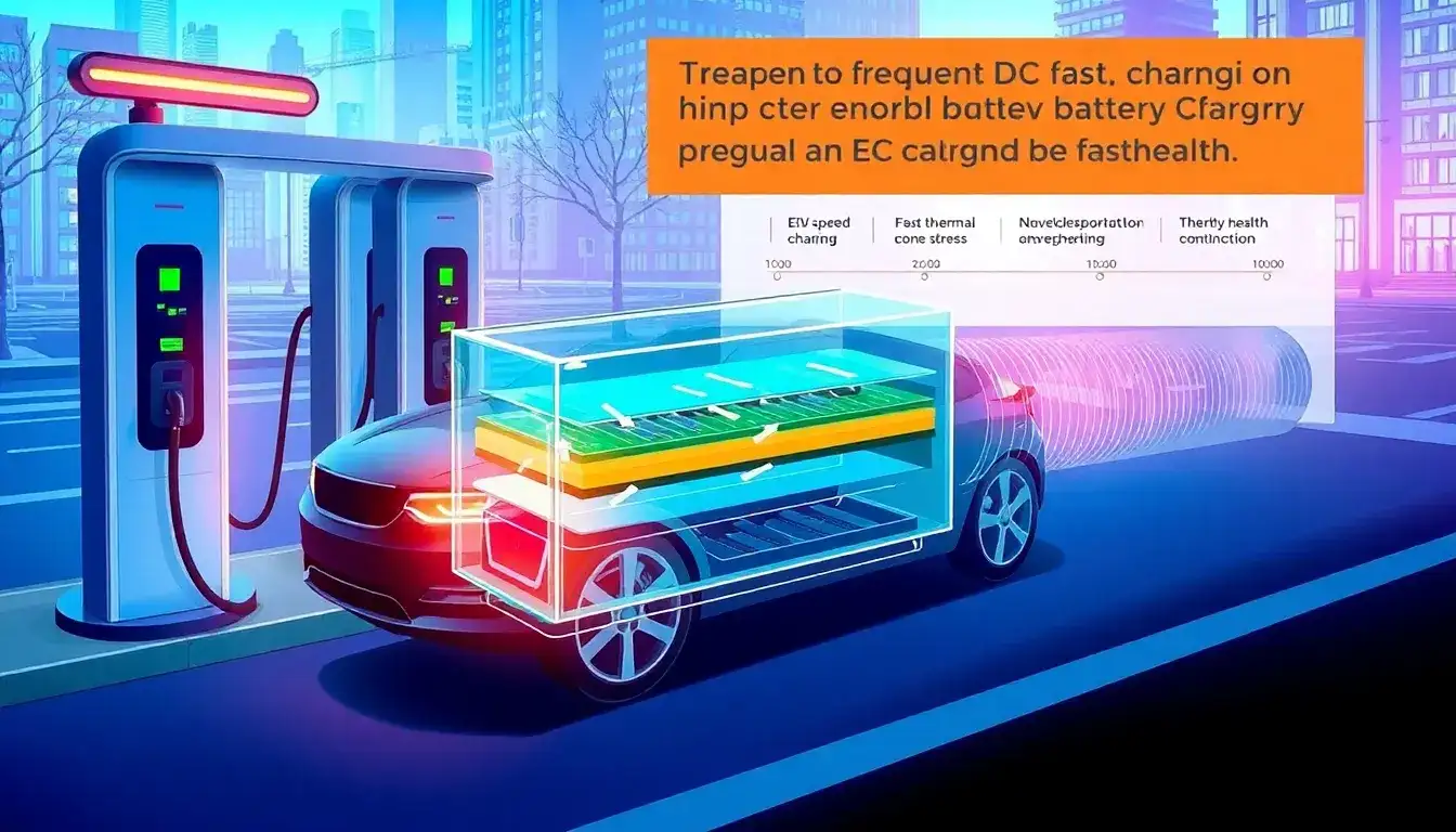How does frequent DC fast charging impact EV battery degradation | NenPower