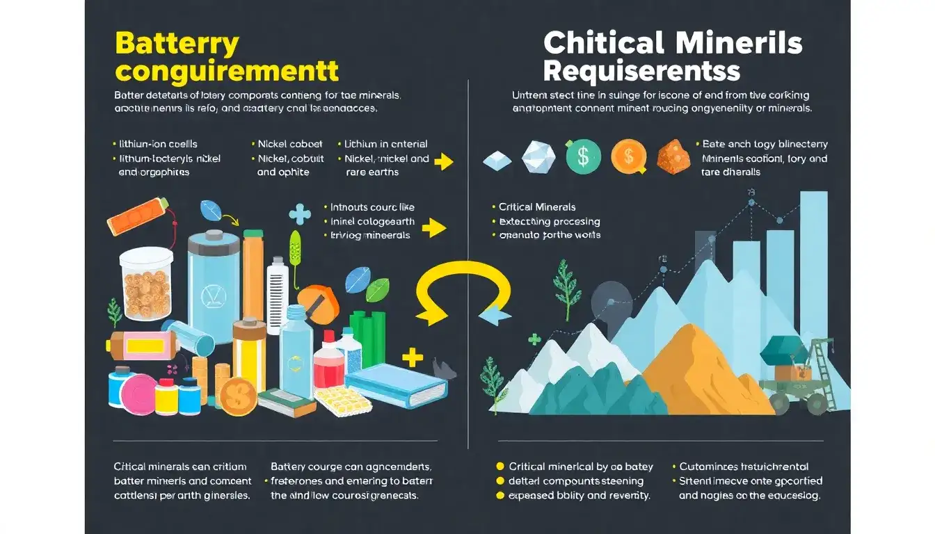 How do battery component requirements differ from critical minerals ...