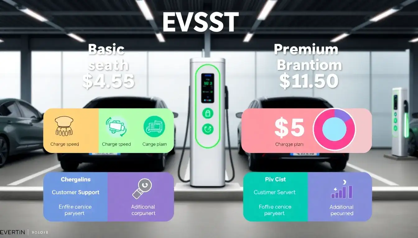 What is the cost difference between EVCS’s Basic and Premium plans ...