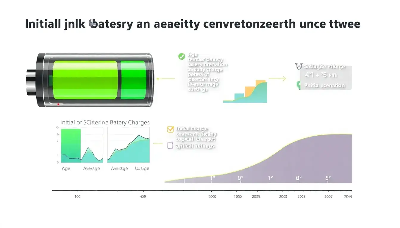How does the initial state of charge influence the battery’s overall ...