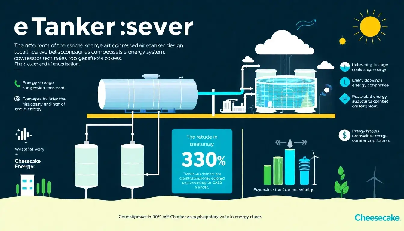 How does Cheesecake Energy’s eTanker system achieve a 30% cost ...