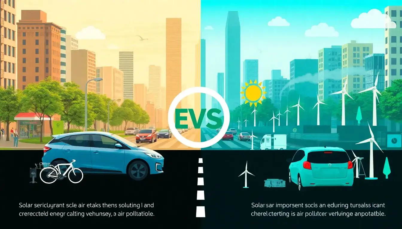 How do electric vehicles compare to other clean energy solutions in reducing urban air pollution ...