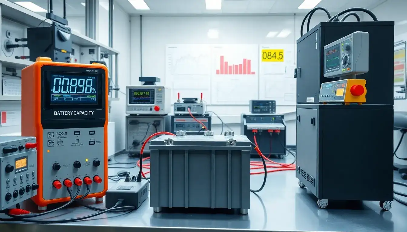 What are the key components to verify during a battery capacity test ...
