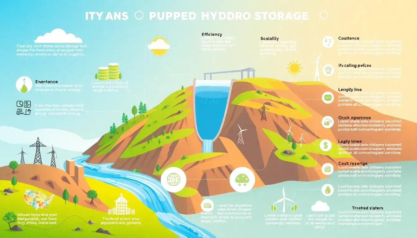 What are the main advantages of pumped hydro storage over other energy ...