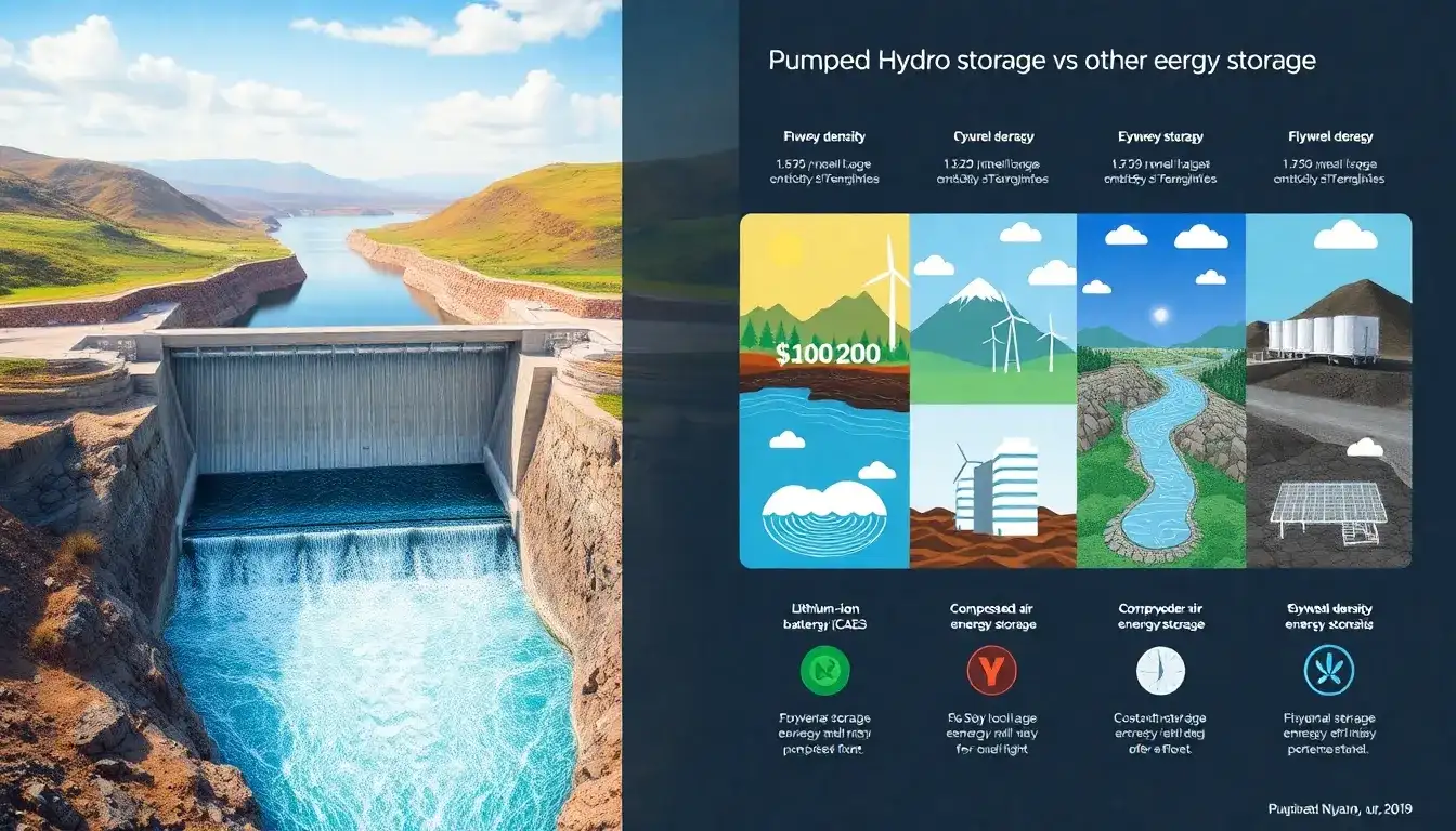 How does pumped hydro storage compare to other energy storage ...