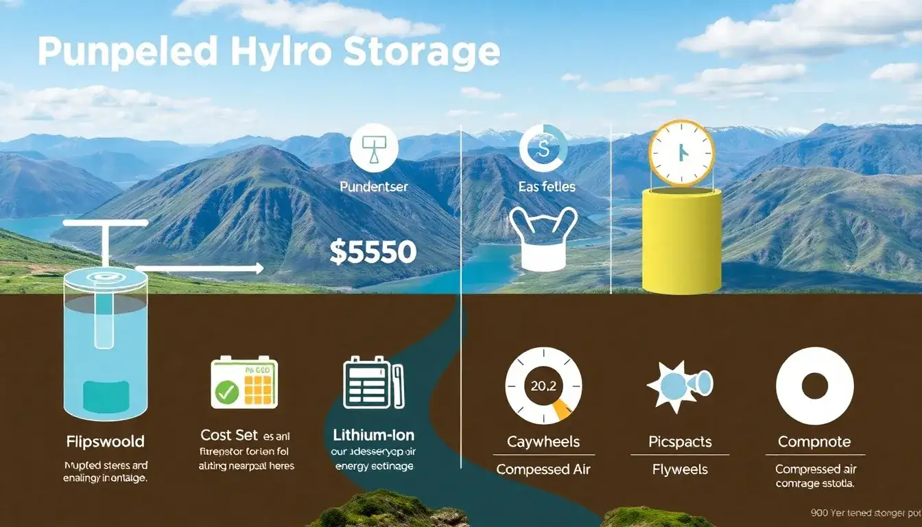 How does pumped hydro storage compare to other energy storage ...