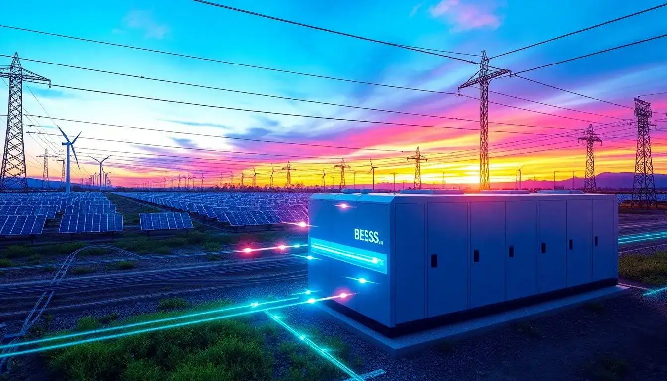 How do advanced storage systems like BESS help mitigate grid ...