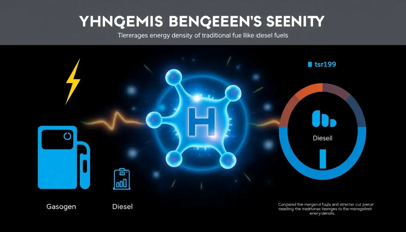 How does hydrogen’s energy density compare to traditional fuels like ...