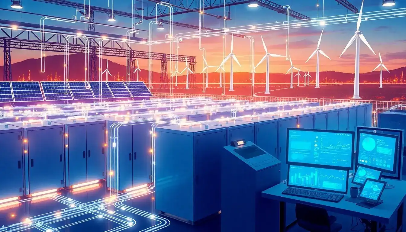 How does AES’s use of AI and machine learning enhance grid-scale energy ...