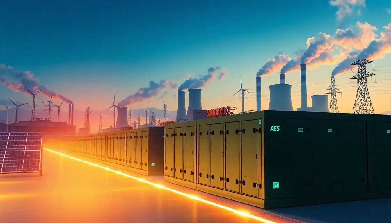 How does AES’s approach to energy storage differ from traditional power ...
