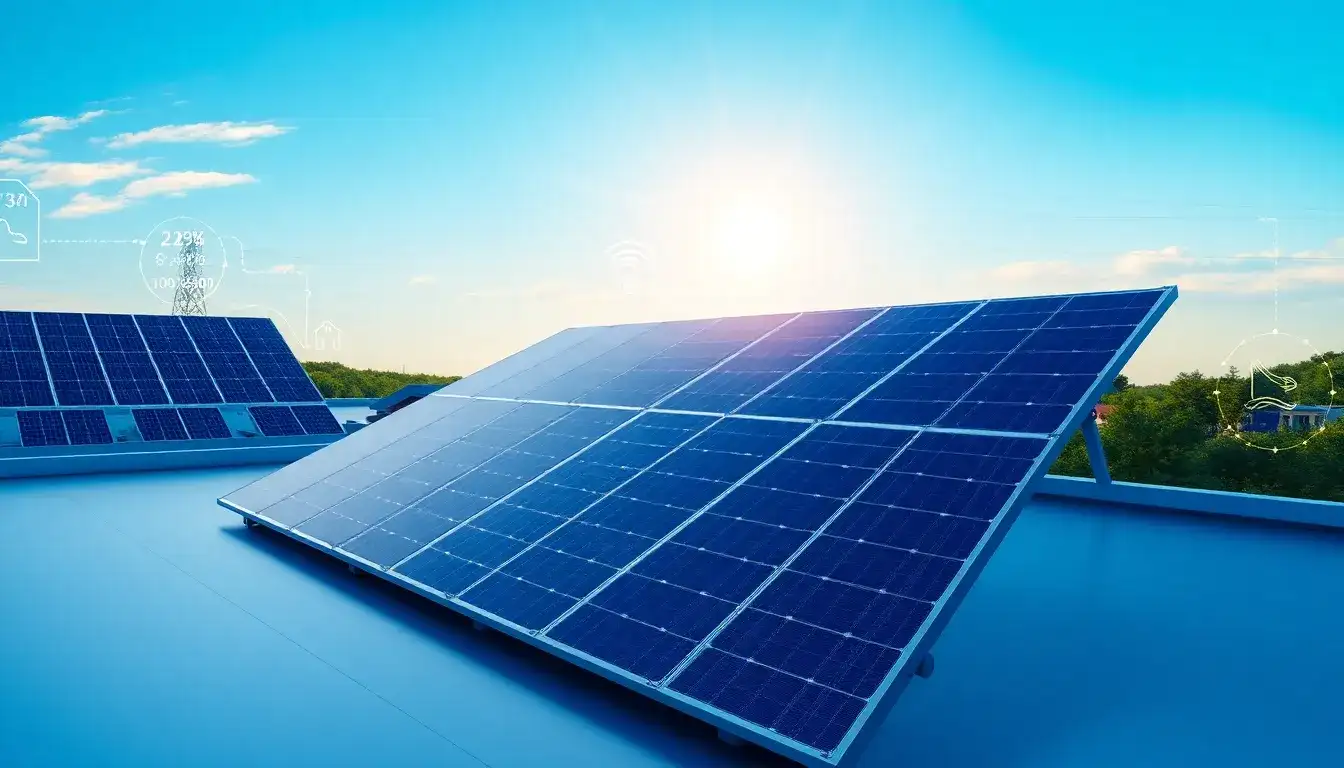 How do smart solar panels use IoT capabilities to enhance efficiency ...