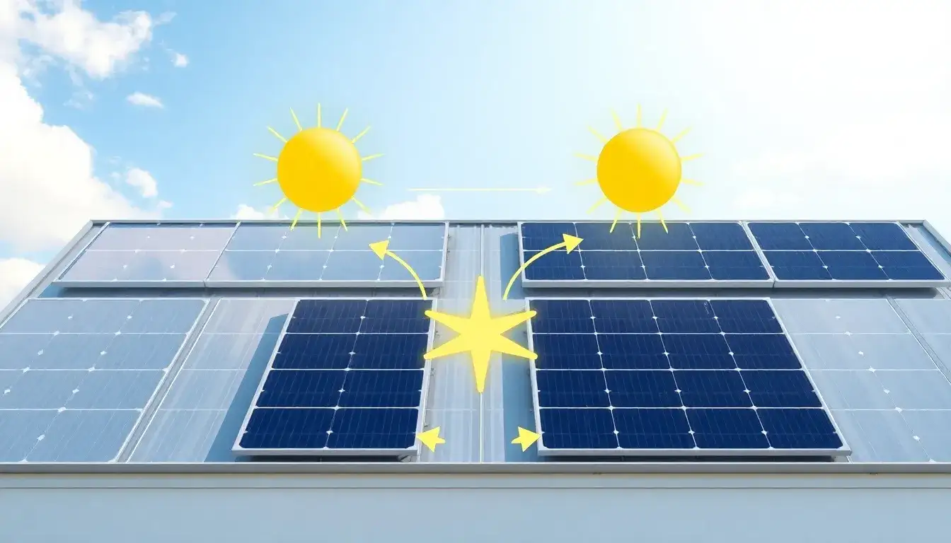 How does the roof’s albedo affect bifacial solar panel efficiency | NenPower