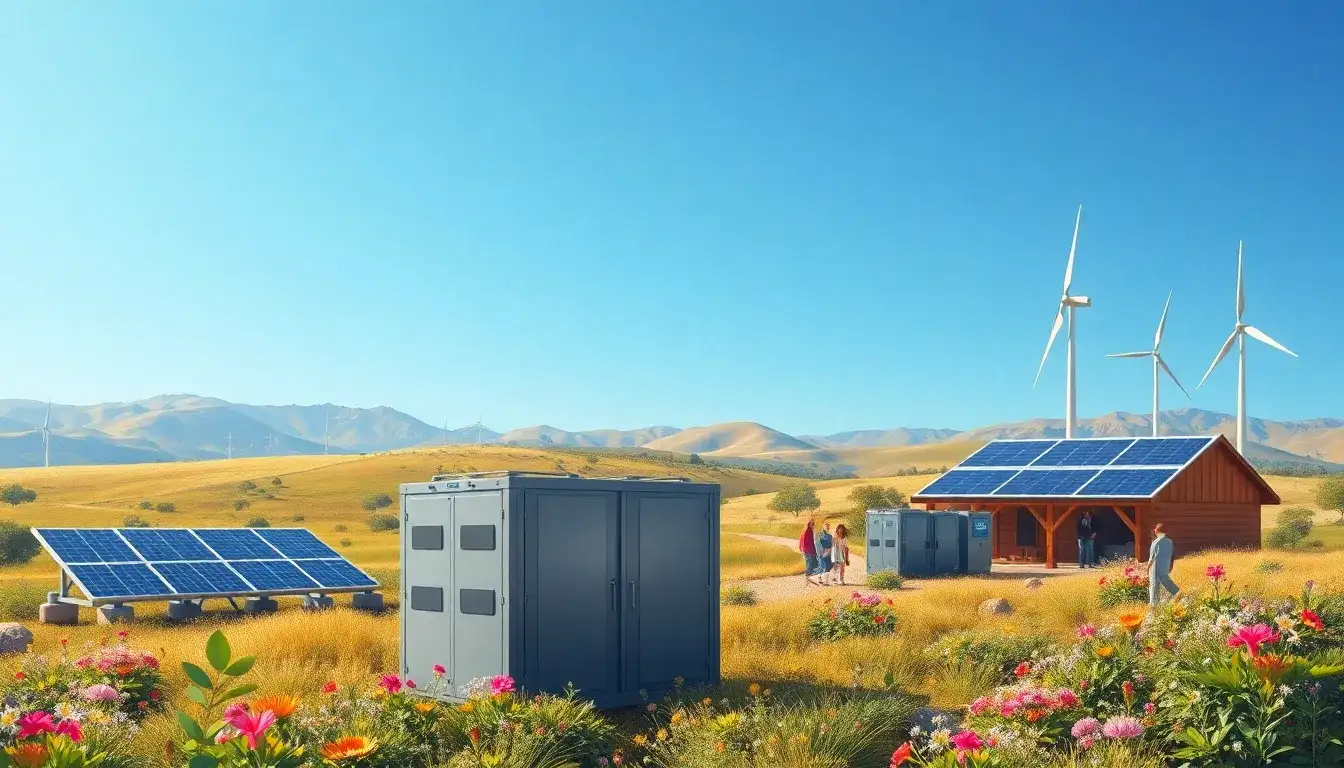 How do utility-scale batteries improve the reliability of renewable energy in off-grid ...
