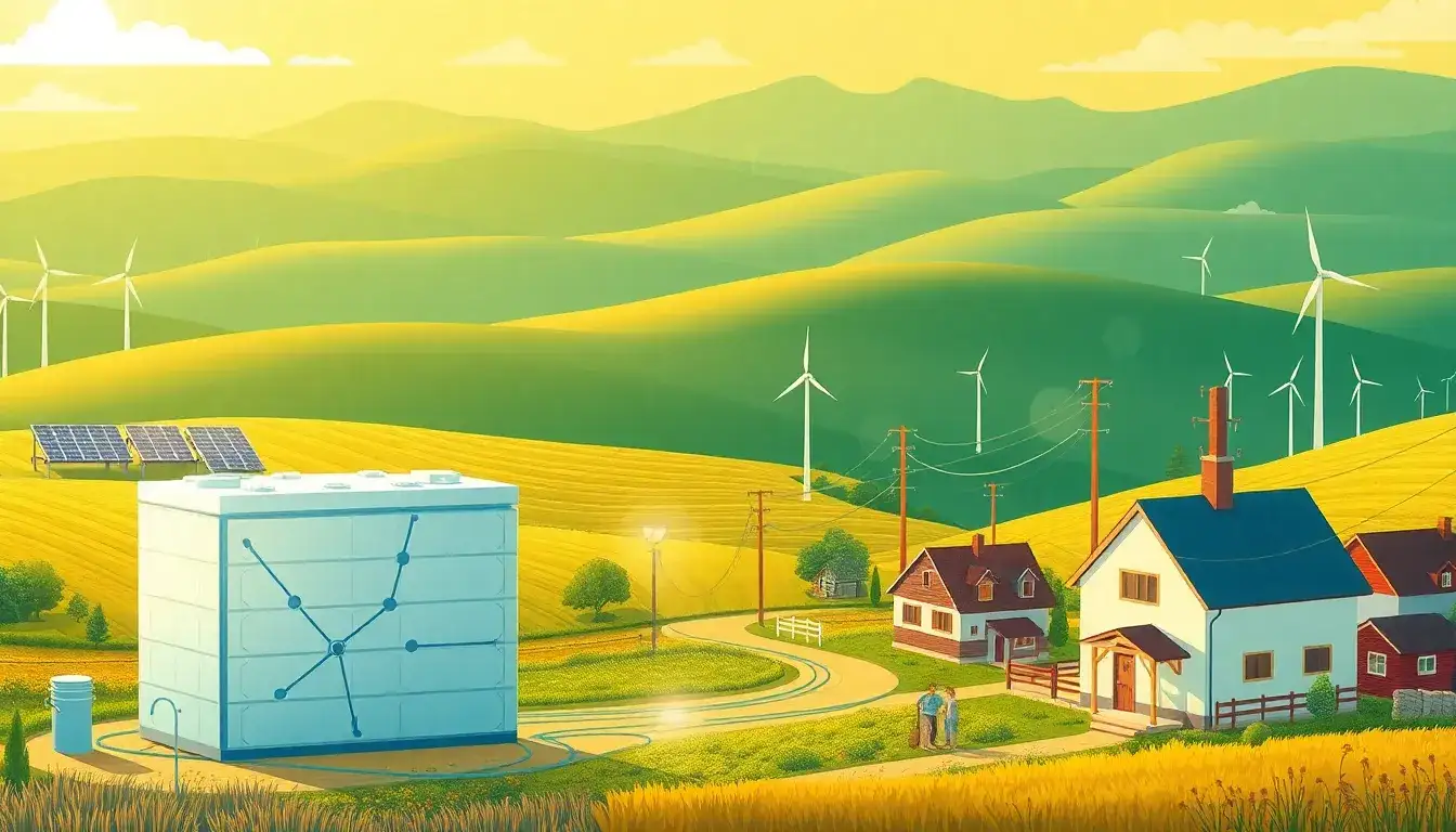 What role do utility-scale batteries play in reducing electricity costs for rural communities ...