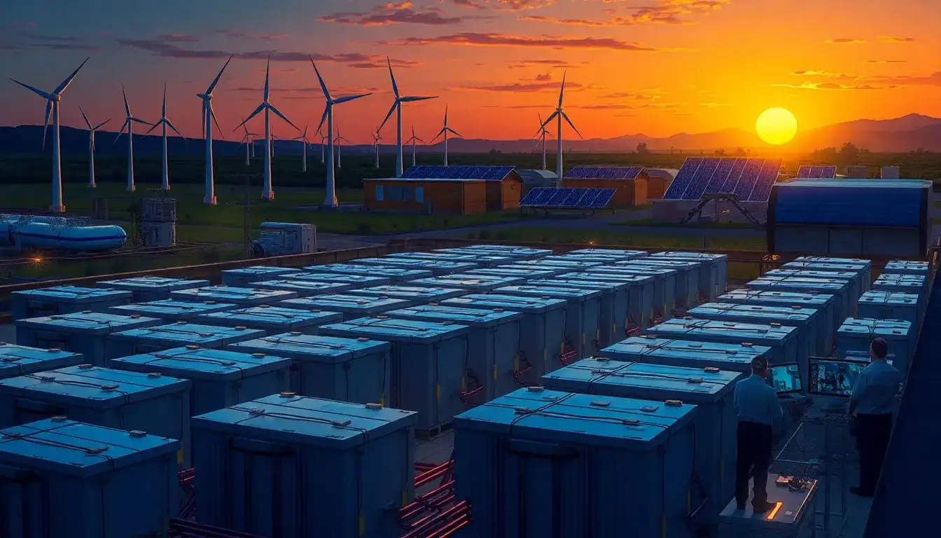 How do utility-scale batteries contribute to reducing reliance on diesel generators | NenPower