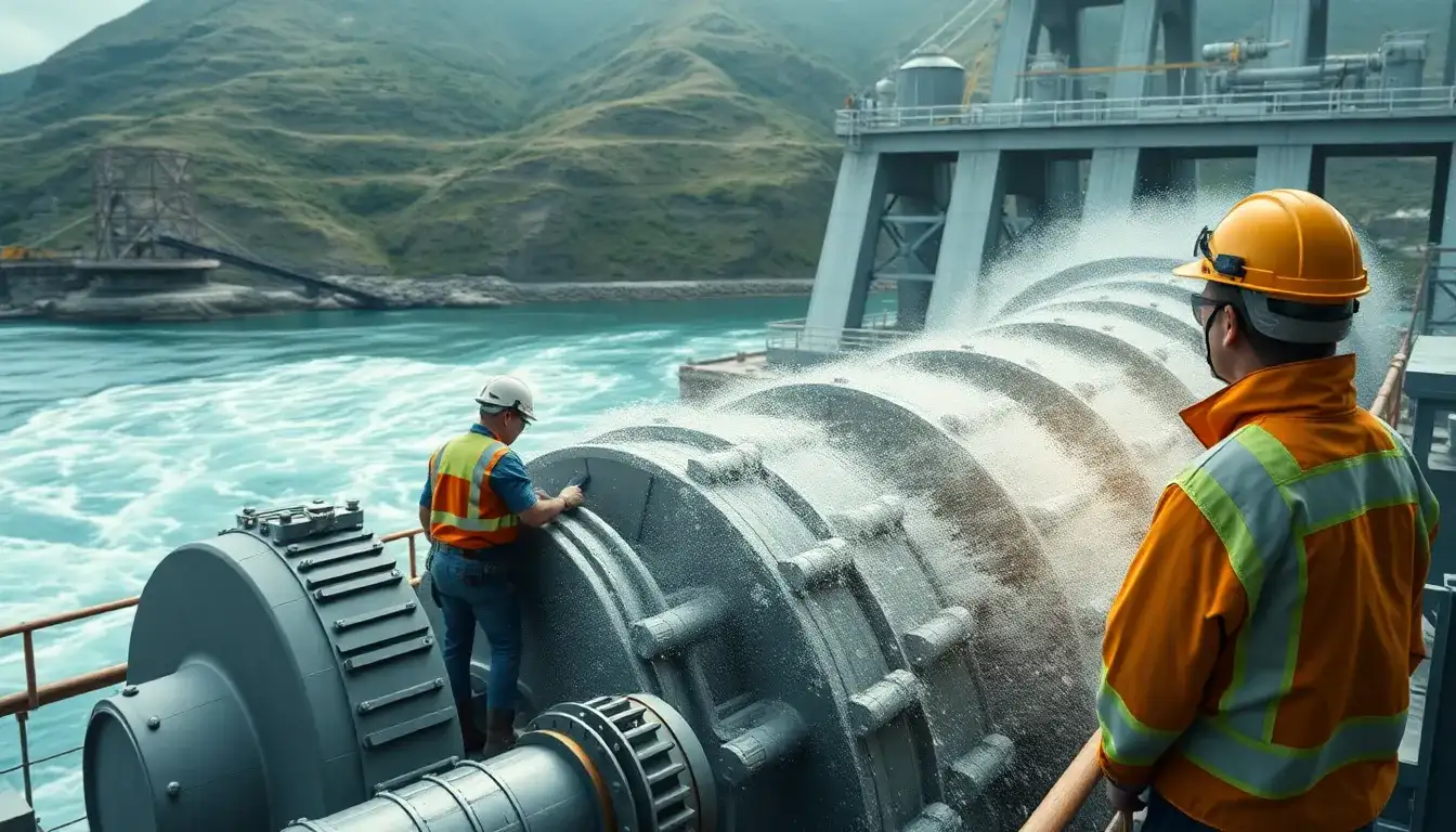 How often should the turbine runners in pumped hydroelectric systems be ...