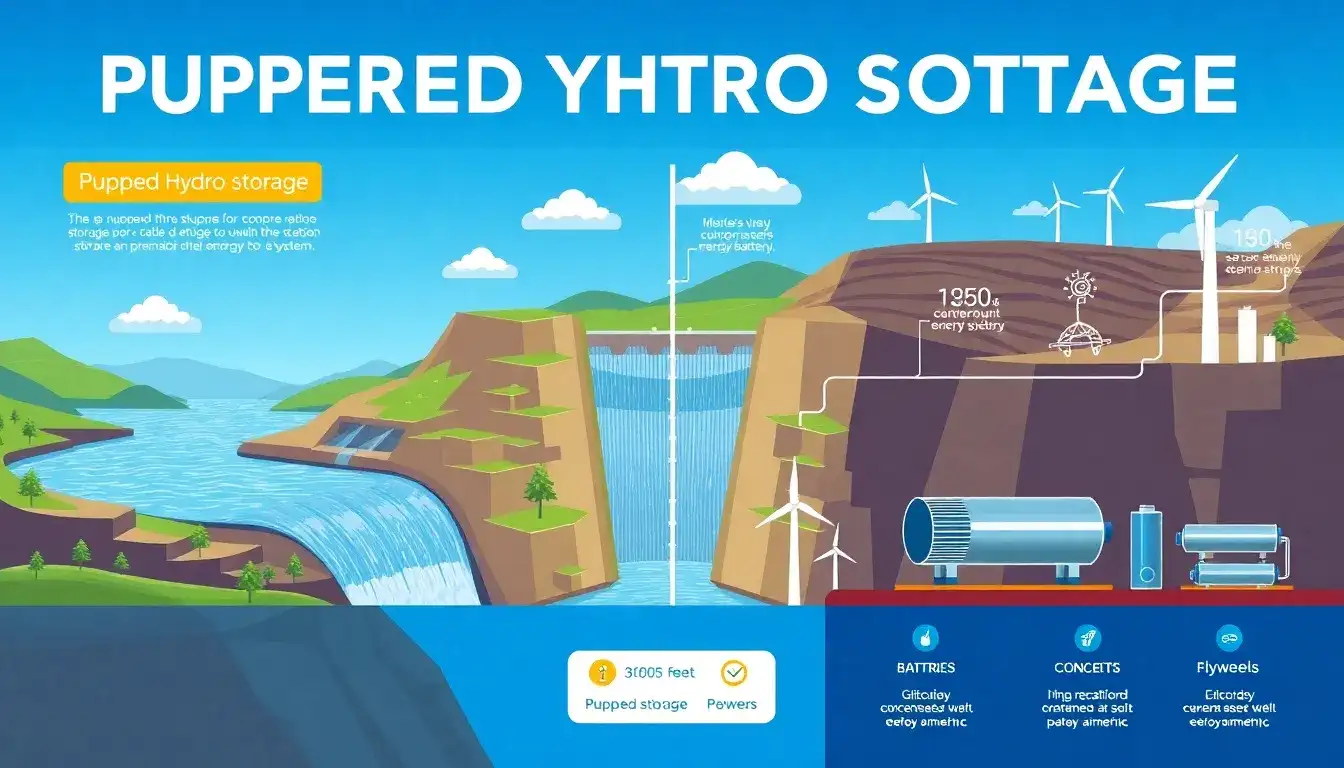 How does pumped hydroelectric storage compare to other forms of energy ...