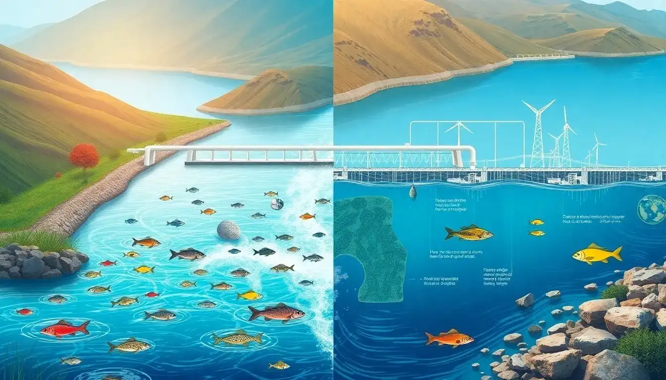 How do aquatic resource impacts influence the environmental assessment ...